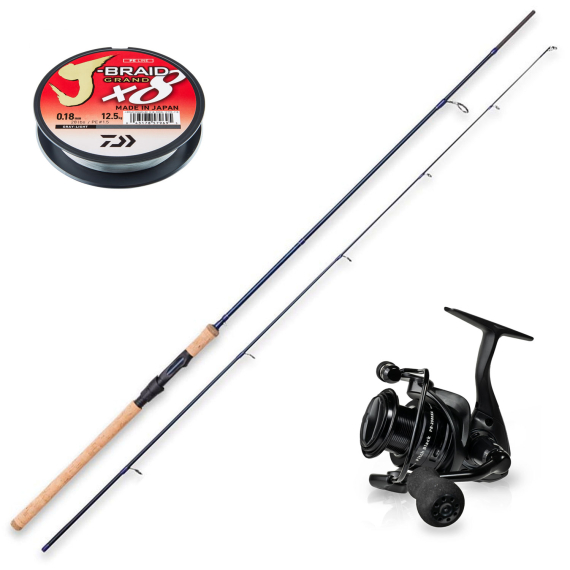 Okuma Pitch Black V2 DAM Steelhead Iconic Seatrout Combo ...