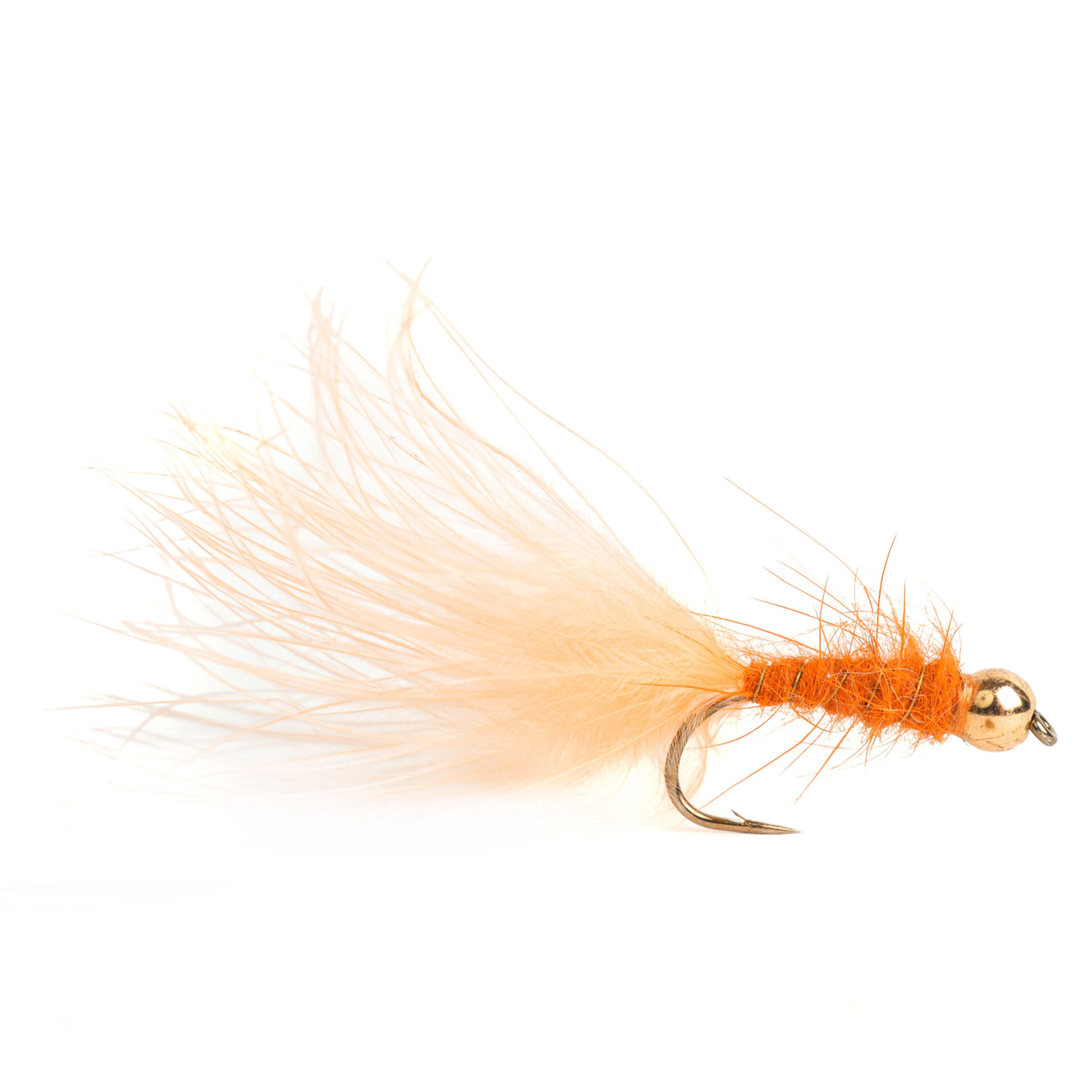 Marabou Streamer Orange # 8 | Sportfishtackle.fr