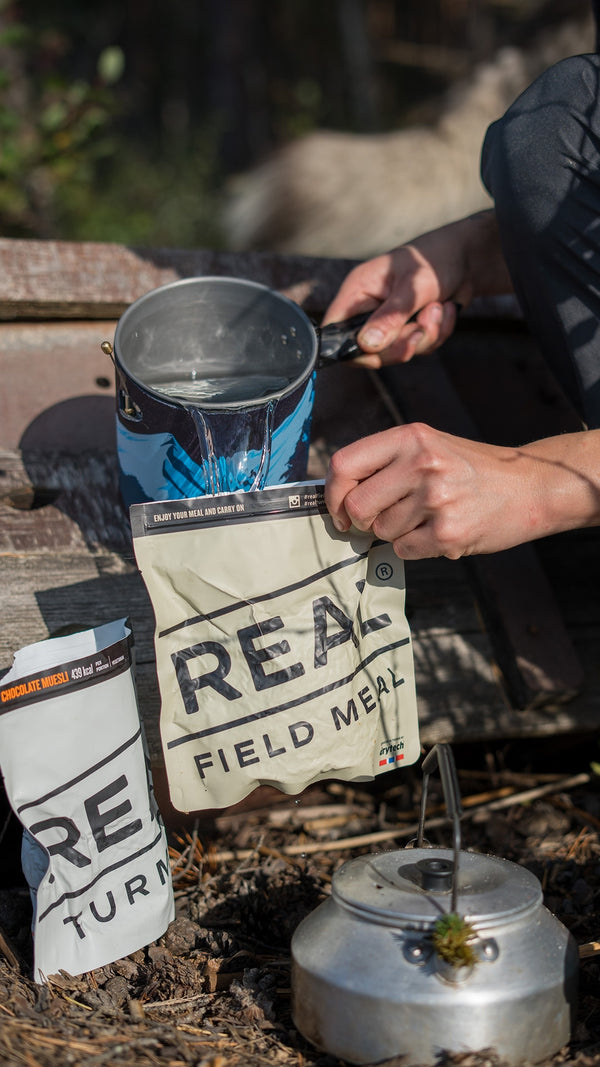 Real Turmat Light meal - Blueberry and vanilla Muesli | Sportfishtackle.fr